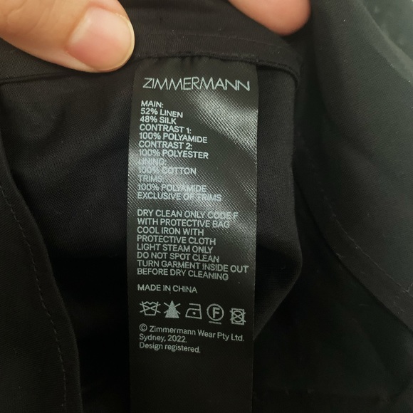 Zimmermann | Dresses | Nwot Authentic Zimmermann Sensory Lace Linen And ...